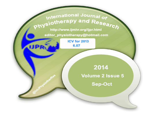 IJPR | Physiotherapy | International Journal of Physiotherapy and ...